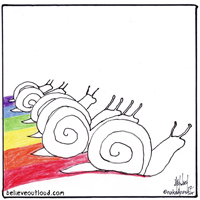 Slowly But Surely (CARTOON) - Believe Out Loud